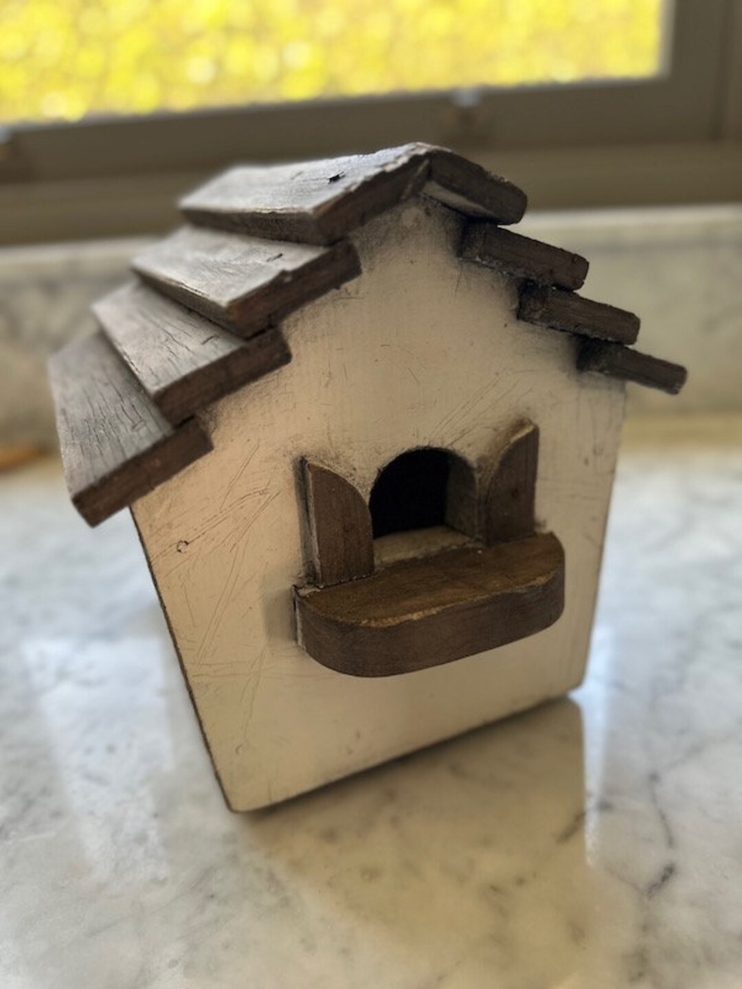 Wood Birdhouse Made by Cliff Halsted 1970s - Etsy