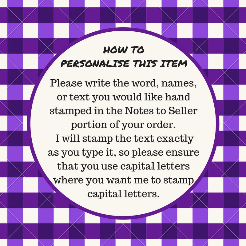 ID Tag Child Phone Number Child Safety Hand Stamped - Etsy