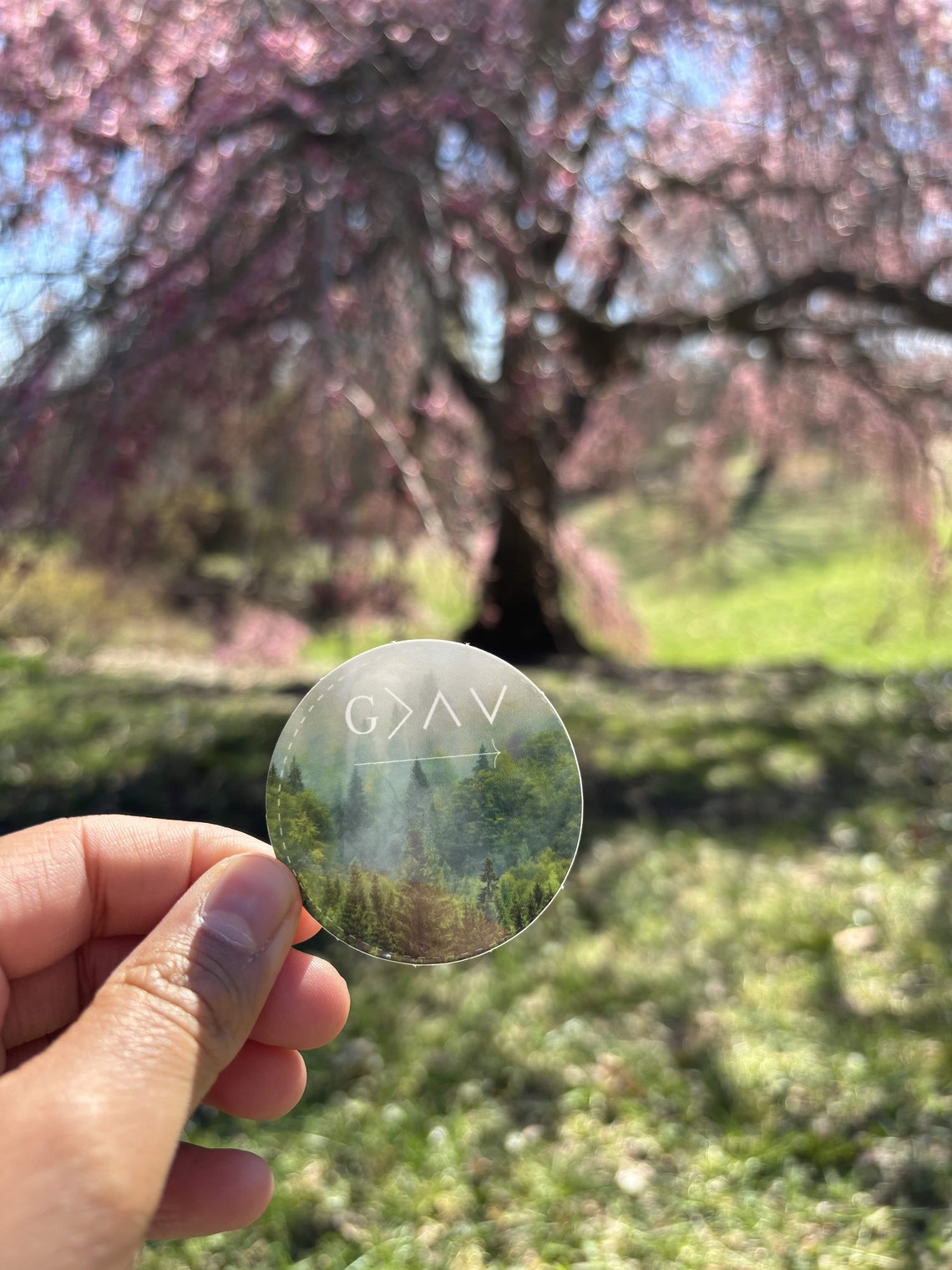 God is Greater Than the Highs and Lows Sticker •inspirational Faith ...