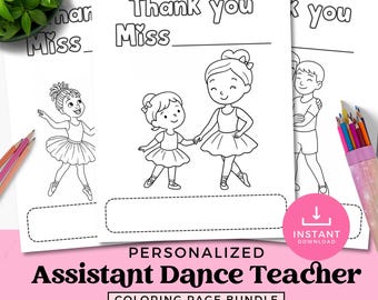 thank you dance teacher coloring page