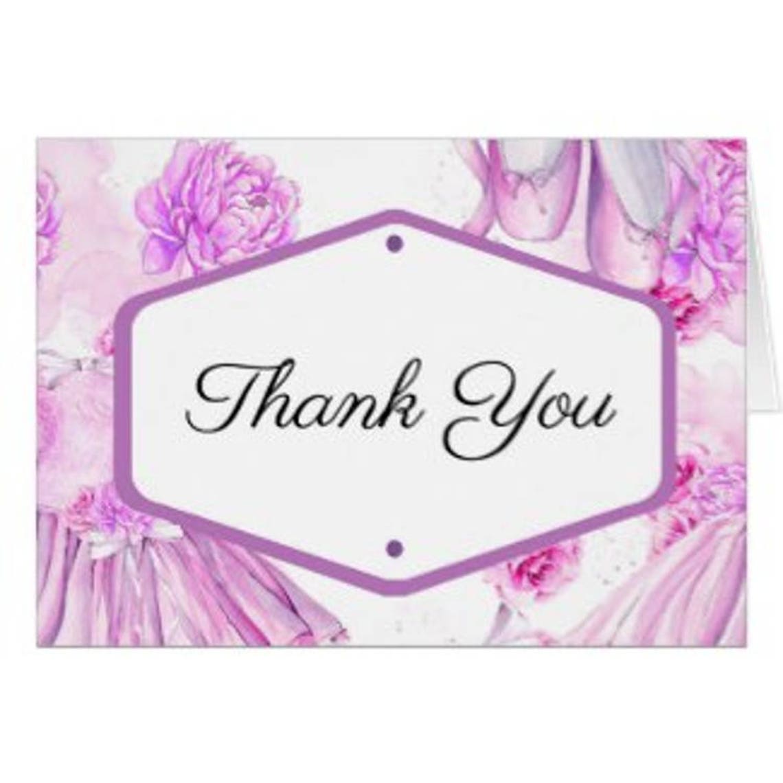 Printable Dance Thank You Card - A2 - Digital Print - Instant Download ...