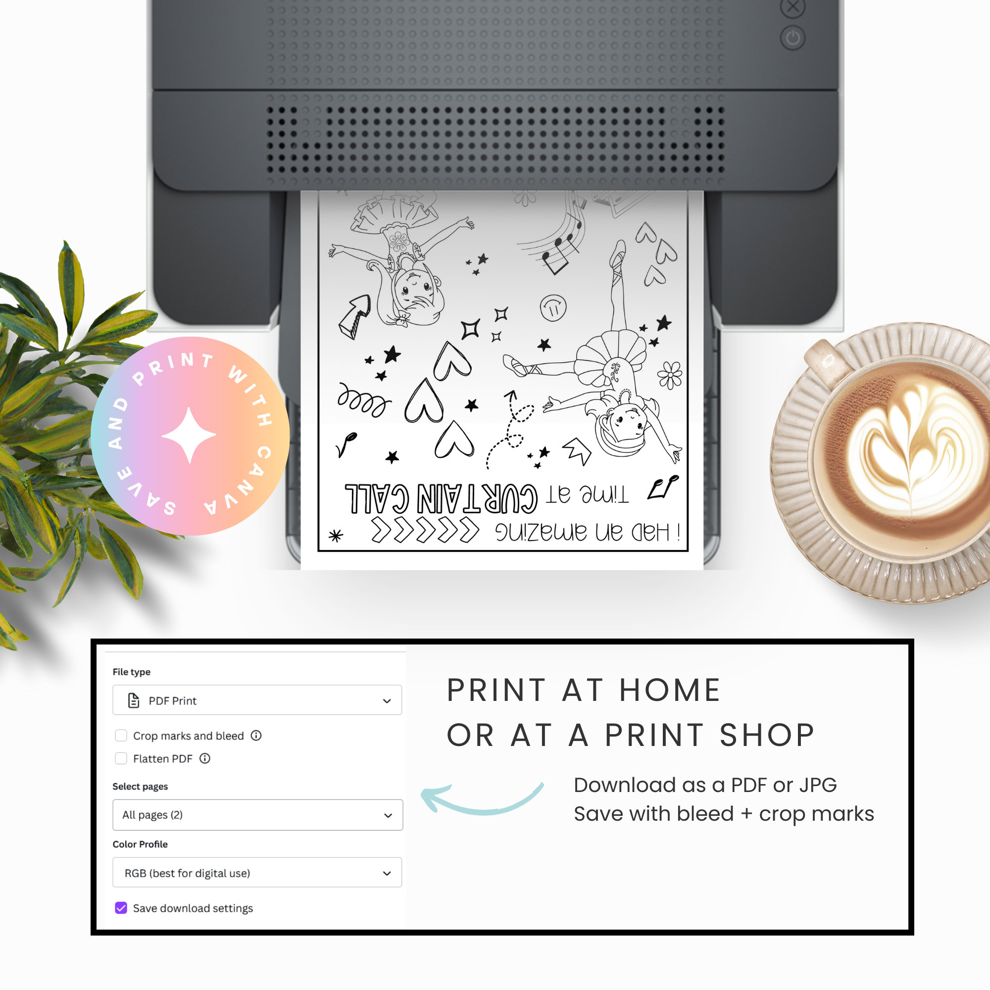 Editable First Day of Dance Class Coloring Page, Dance Teacher ...