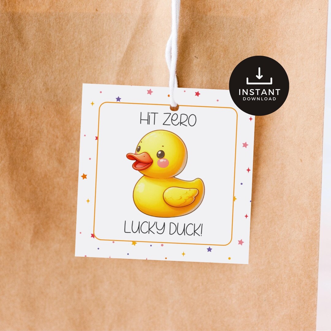 Cheer Duck Tag, Hit Zero Cheerleading Hang Tag, Cheerleading ...