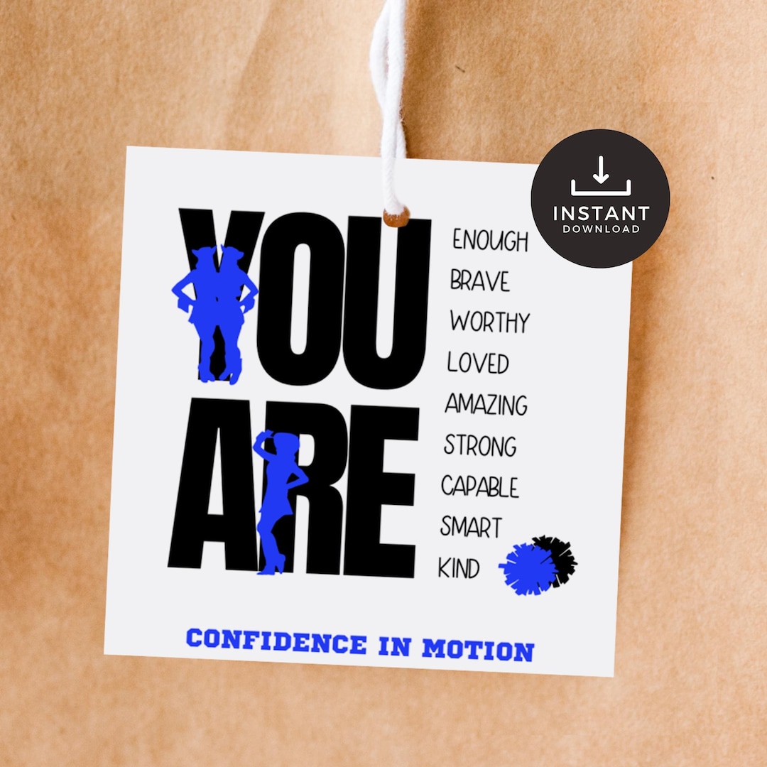 Drill Team Gift Tags – Team Encouragement – End of Season or Big Little ...