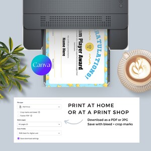 Editable Blue Cheerleading Awards Certificate, Printable Cheer ...