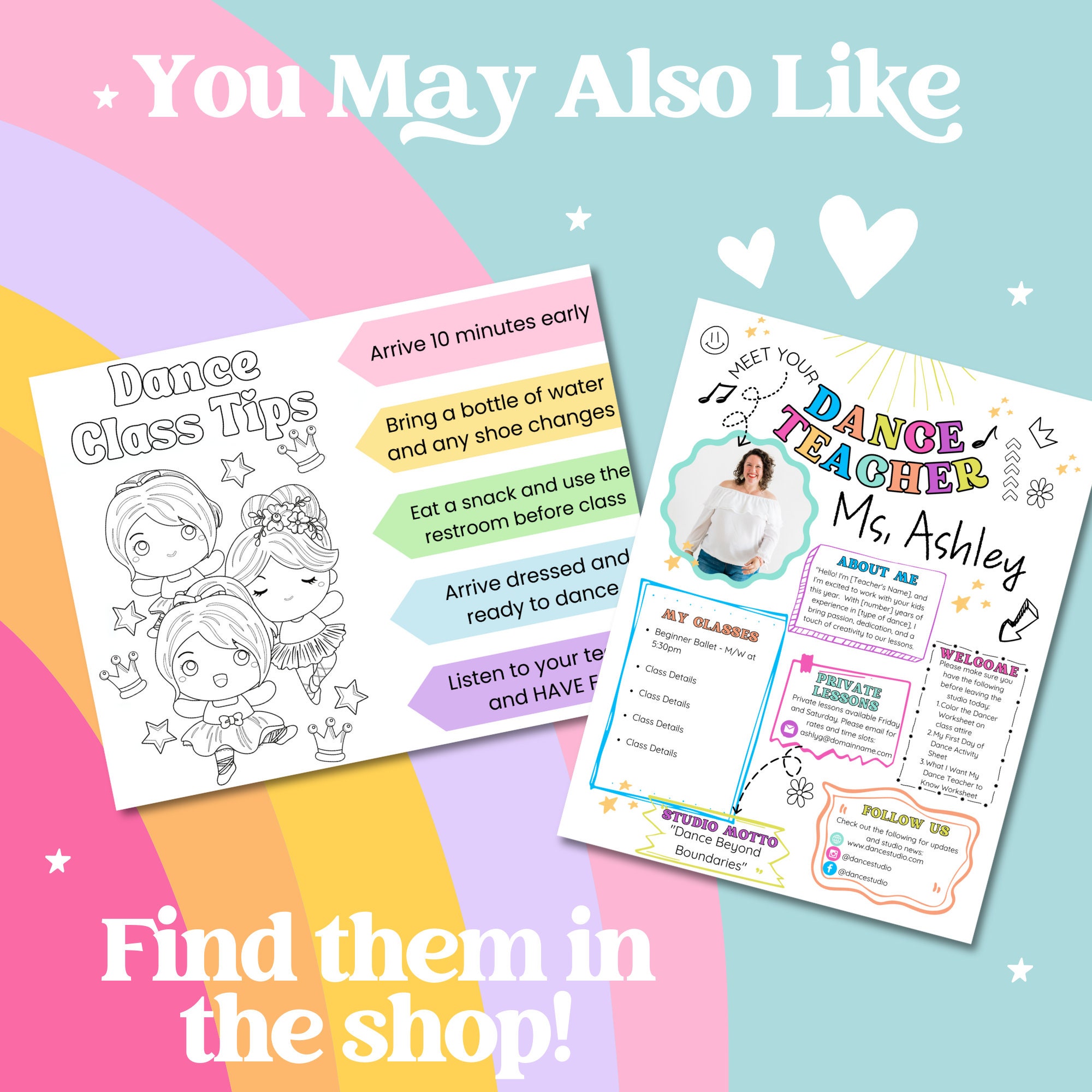 First Day of Dance Class Activity Bundle - Dance Teacher Resources ...