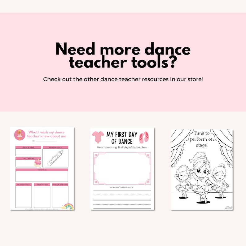 Meet the Dance Teacher Flyer - Dance Resource Page for Dance ...