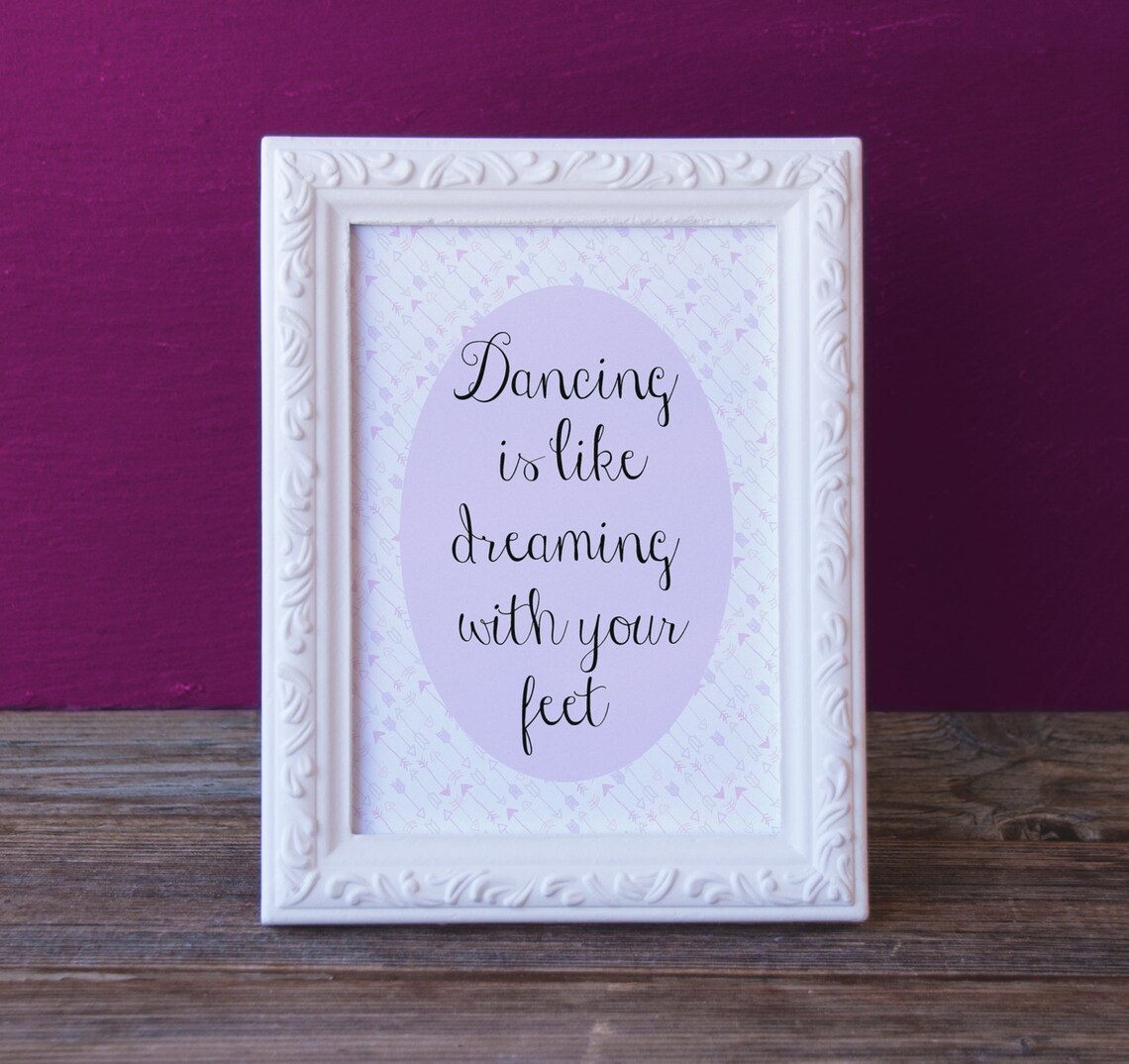 Printable Dance Gift BUNDLE - Present for Dancer -dance Digital Print ...