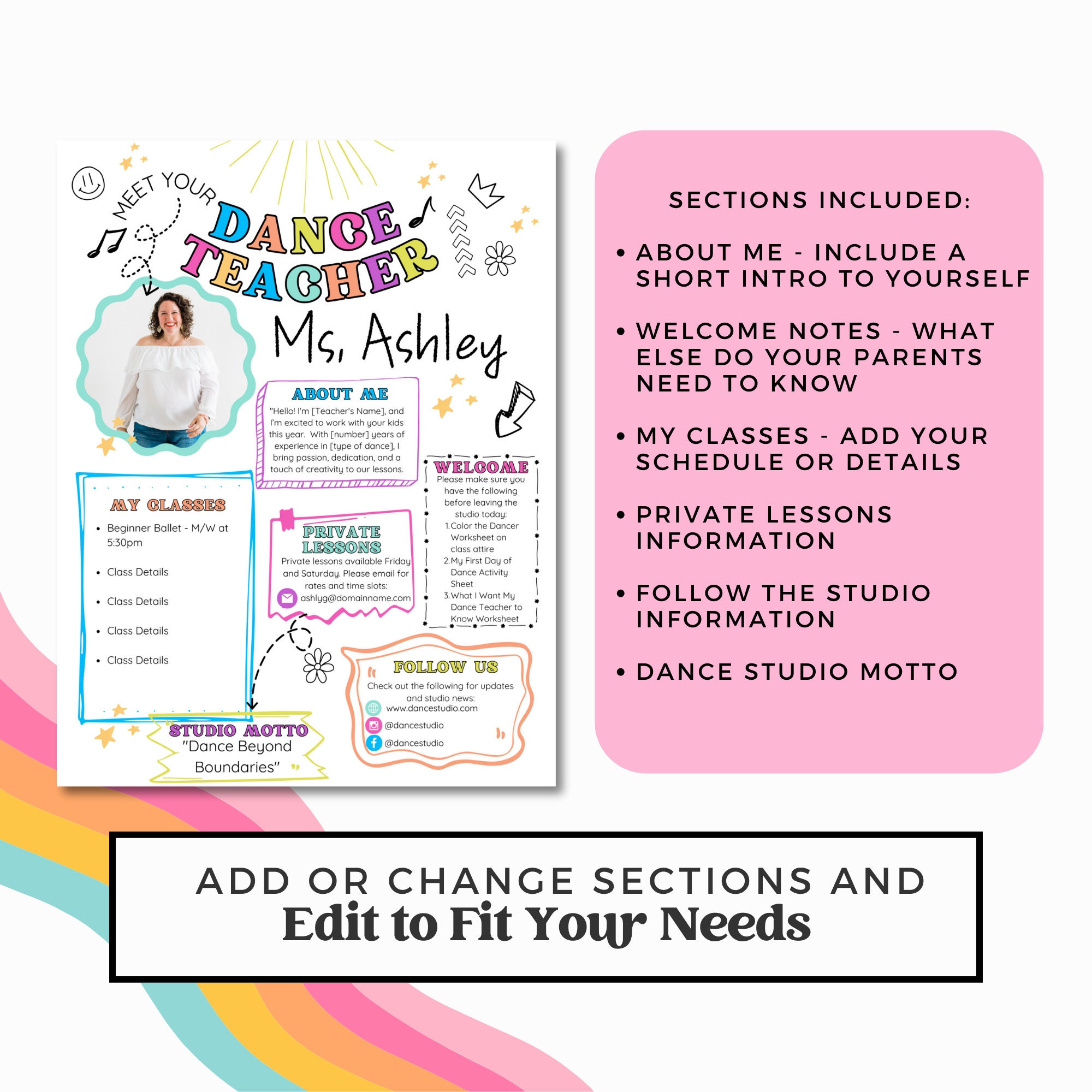 First Day of Dance Class MEGA Activity Bundle - Dance Teacher Resources ...