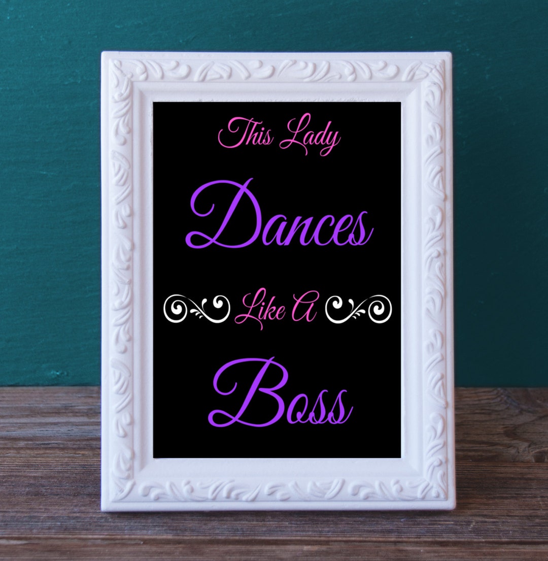 Printable Dance Gift - Dance Recital Present -dance Digital Print ...