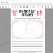 My First Day of Dance Class Worksheet Dance Activity Page for Dance ...