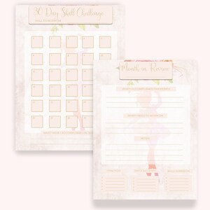 Ballerina Dance Journal - Dancer Planning Pages - Instant Download - Etsy