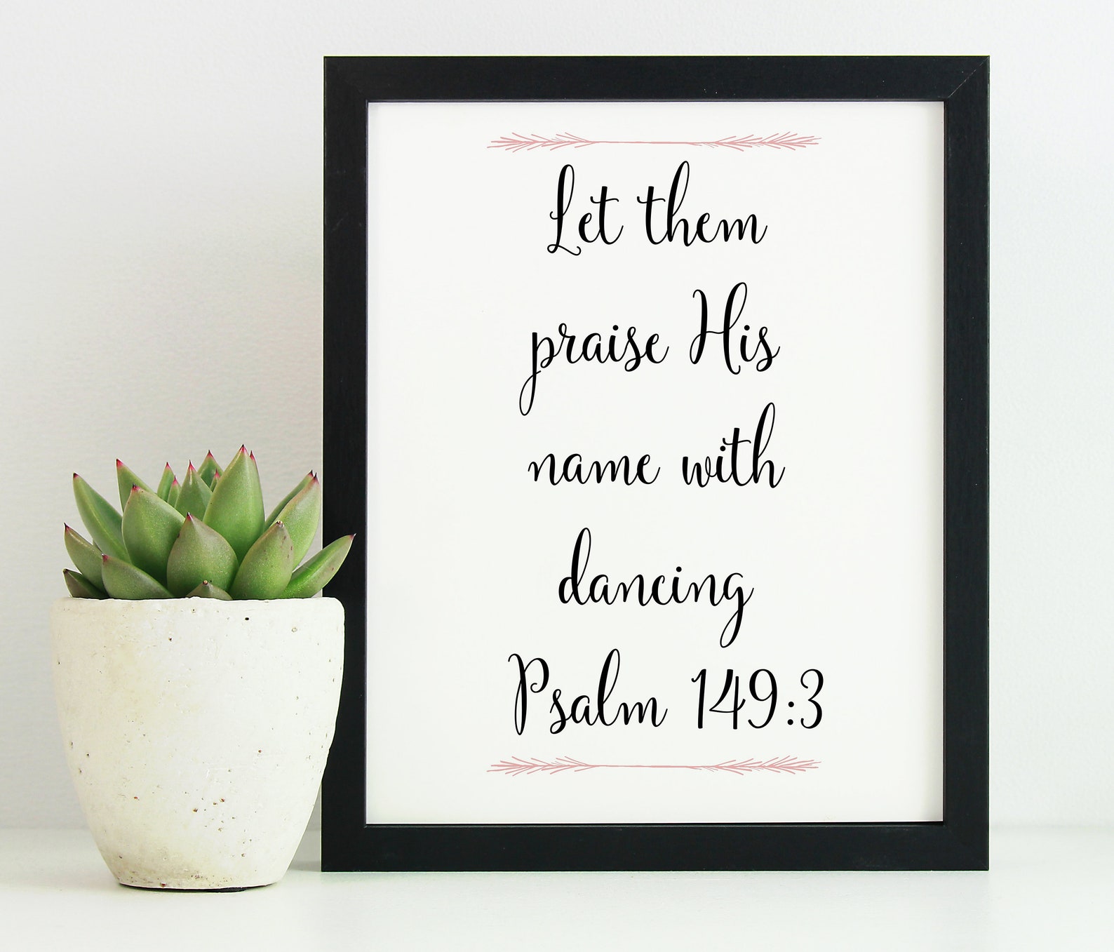 Dance Scripture Set - Praise His Name With Dancing - Psalm 149 3 and ...