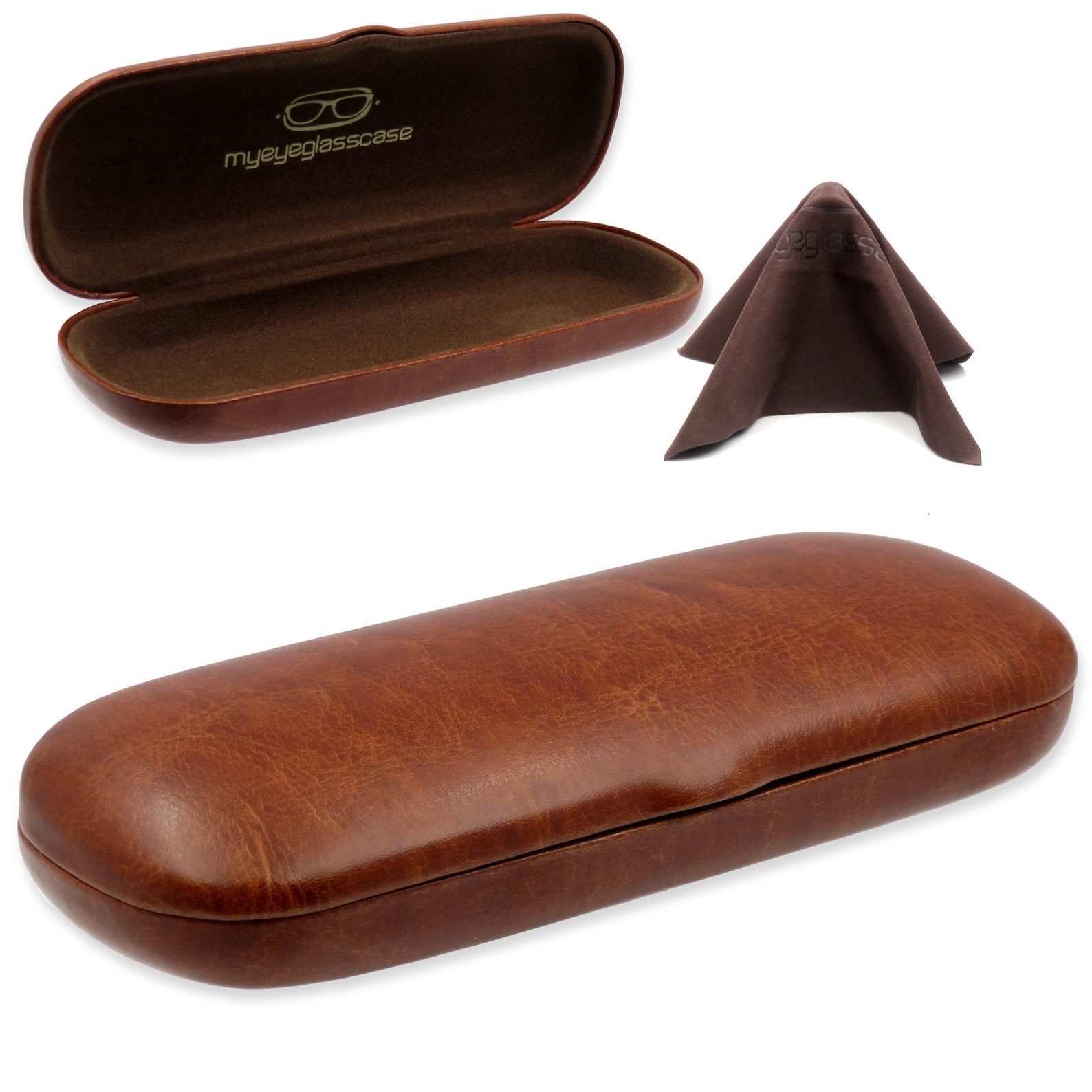 Small Hard Eyeglass Case For Men Slim Eyeglass Case With Etsy