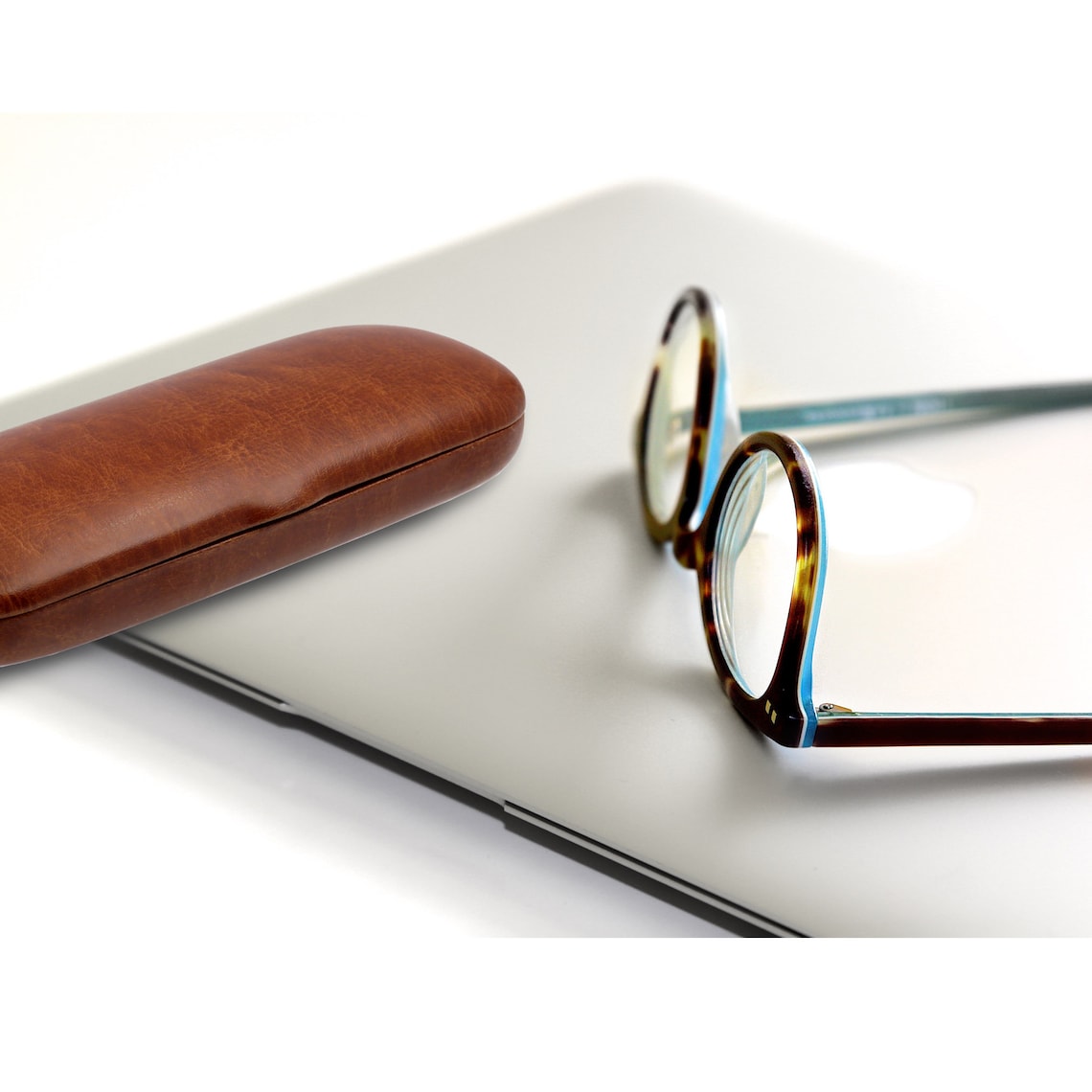 Small Hard Eyeglass Case for Men Slim Eyeglass Case With - Etsy