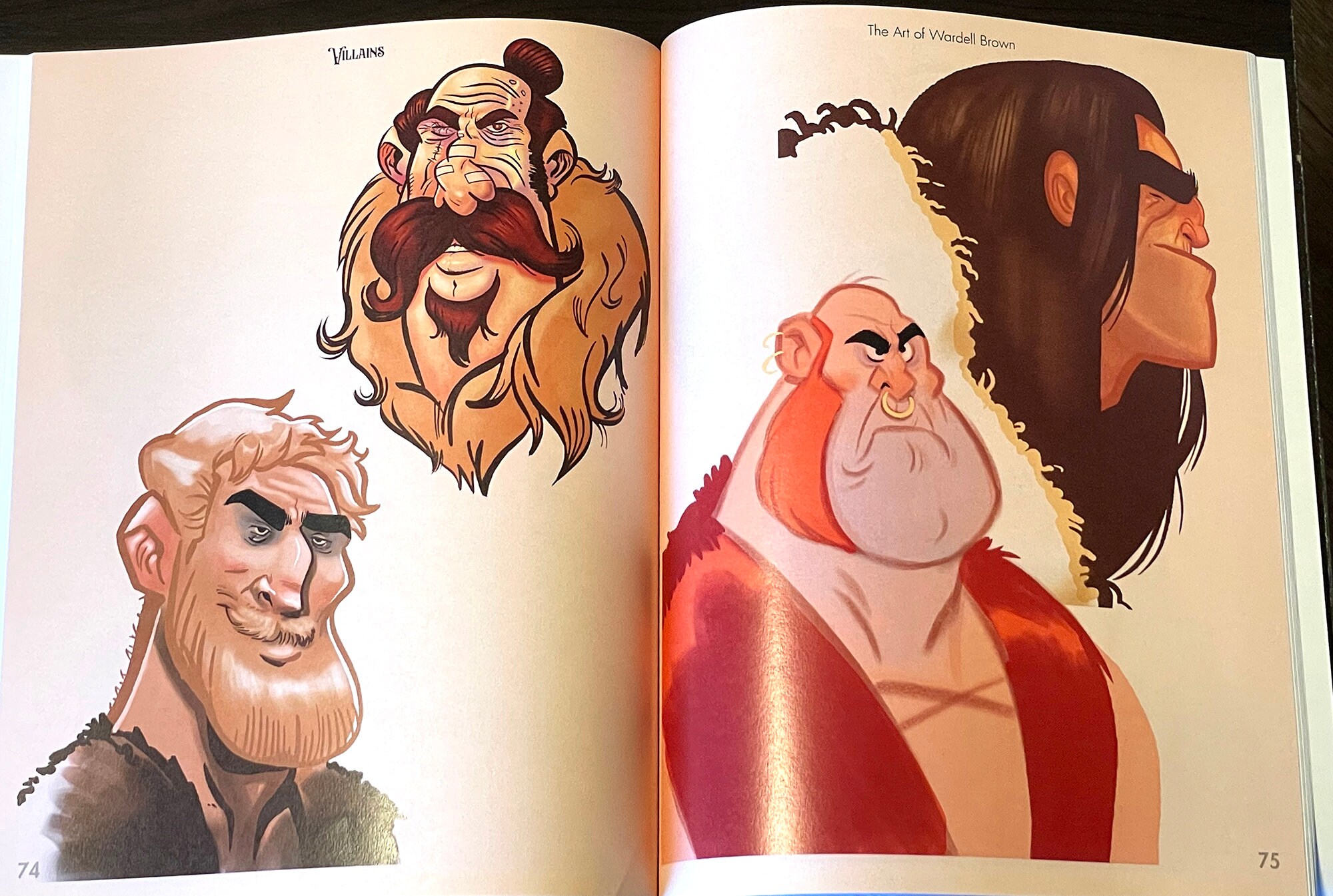 Villains: the Art of Wardell Brown (signed) - Etsy