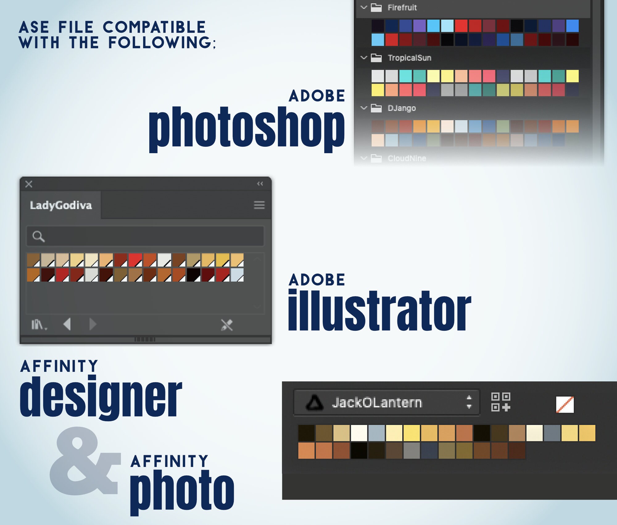 Calliope Color Palette for Procreate, Adobe Photoshop, Adobe ...