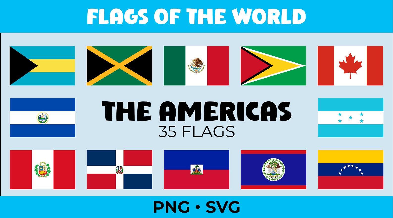 Flags of the World Png/svgs | Americas, Europe, Africa, Asia, Oceania ...