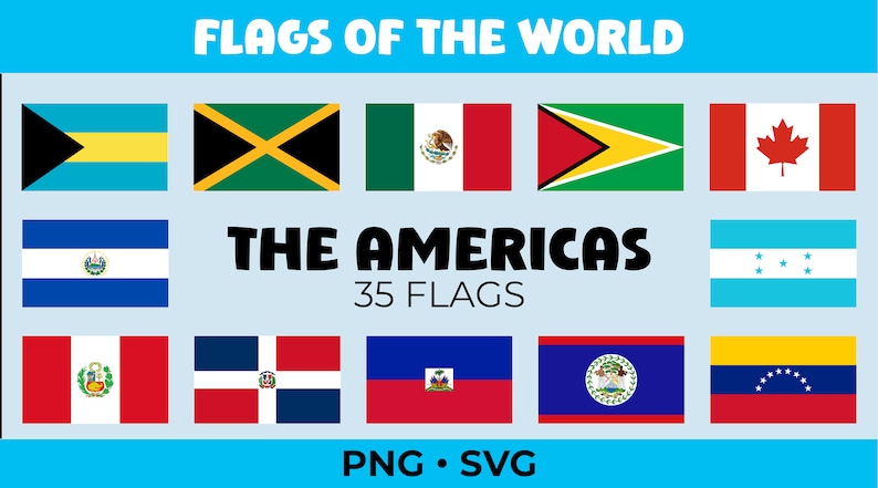 Flags of the World Png/svgs | Americas, Europe, Africa, Asia, Oceania ...
