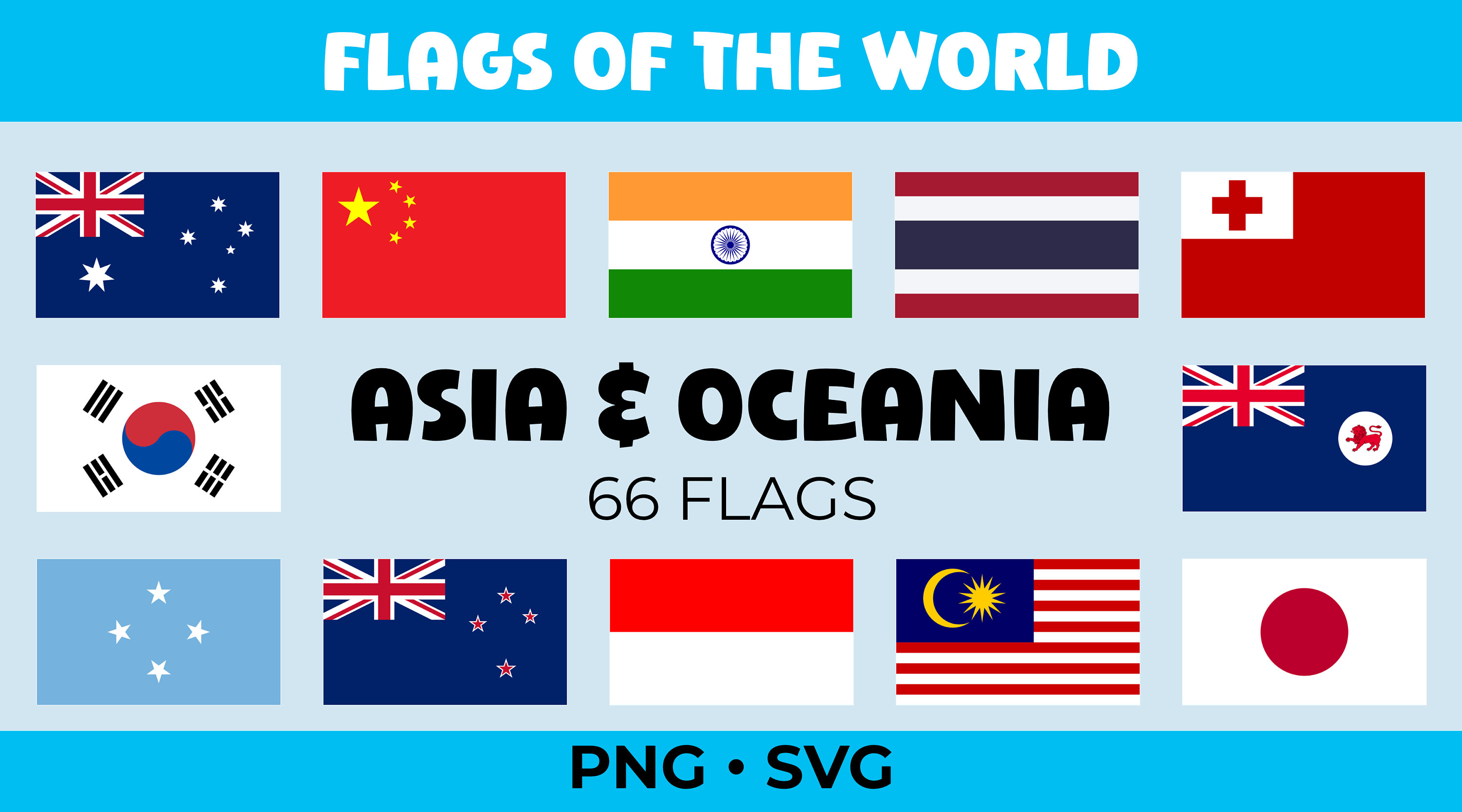 Flags of the World Png/svgs | Americas, Europe, Africa, Asia, Oceania ...