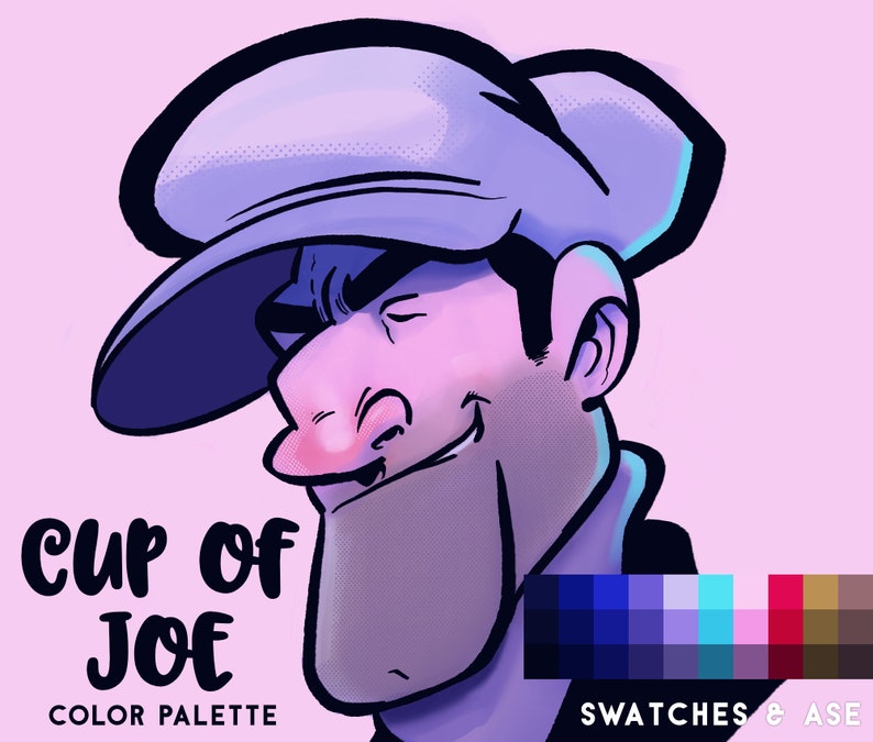 Cup of Joe Color Palette for Procreate, Adobe Photoshop, Adobe ...