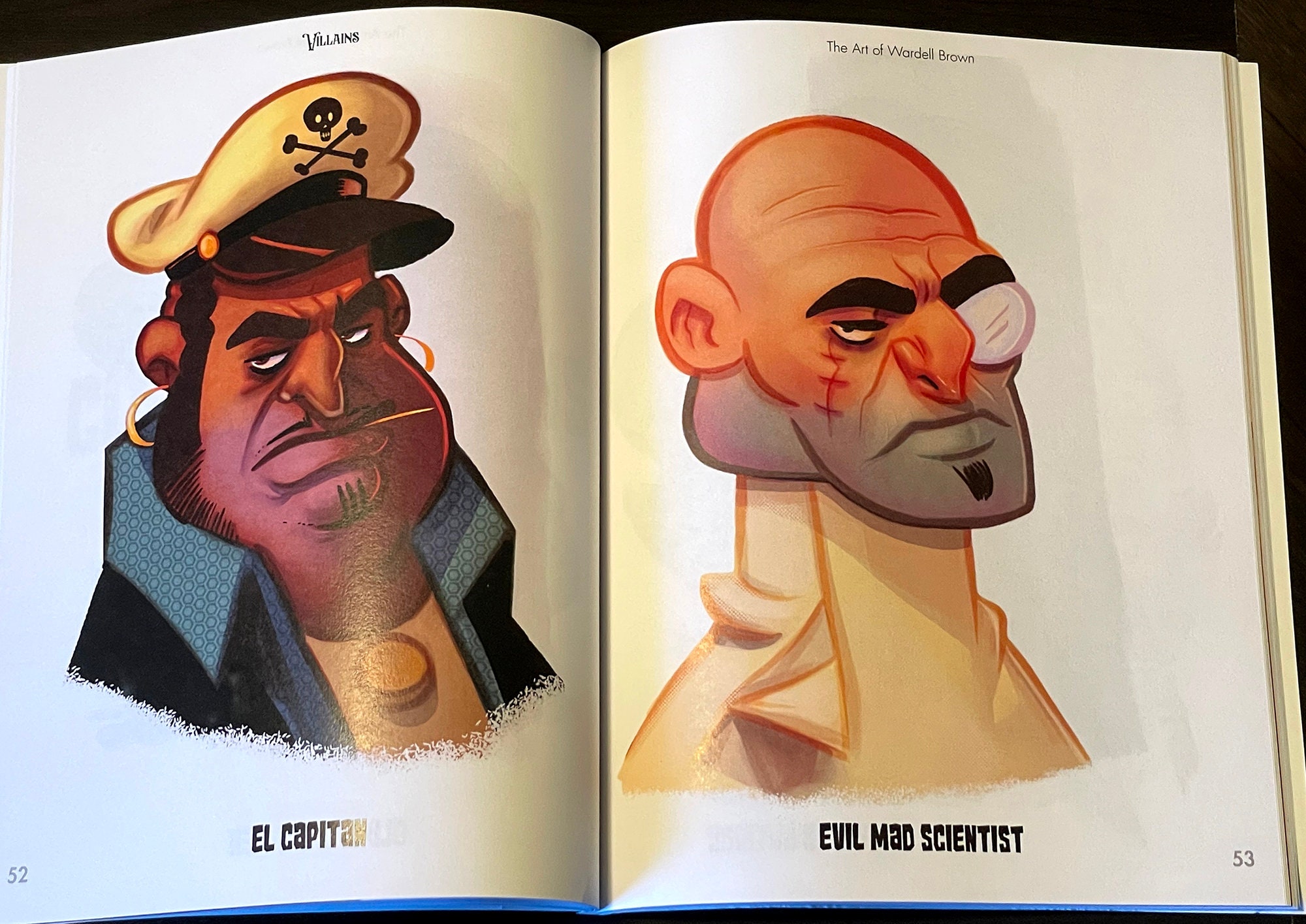 Villains: the Art of Wardell Brown (signed) - Etsy
