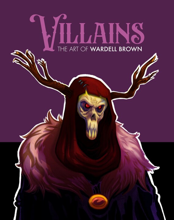 Villains: the Art of Wardell Brown signed - Etsy
