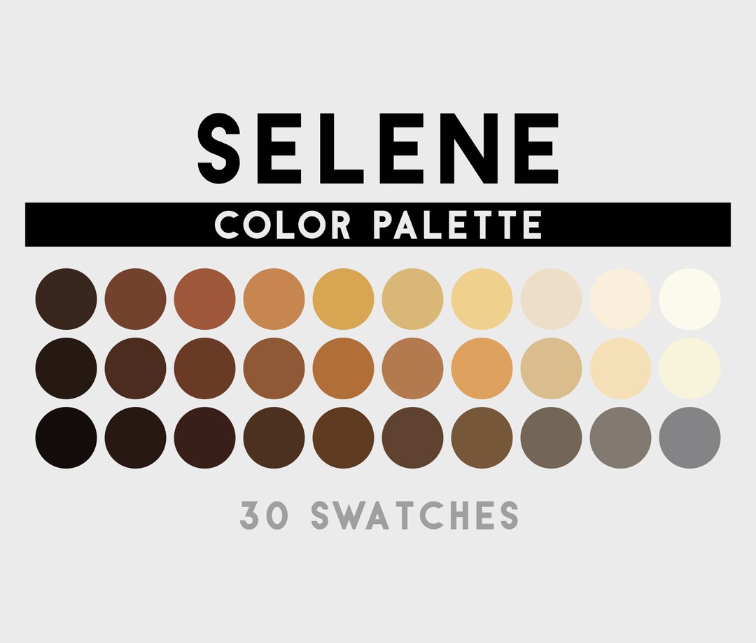 Selene Color Palette for Procreate, Adobe Photoshop, Adobe Illustrator ...