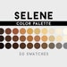 Selene Color Palette for Procreate, Adobe Photoshop, Adobe Illustrator ...
