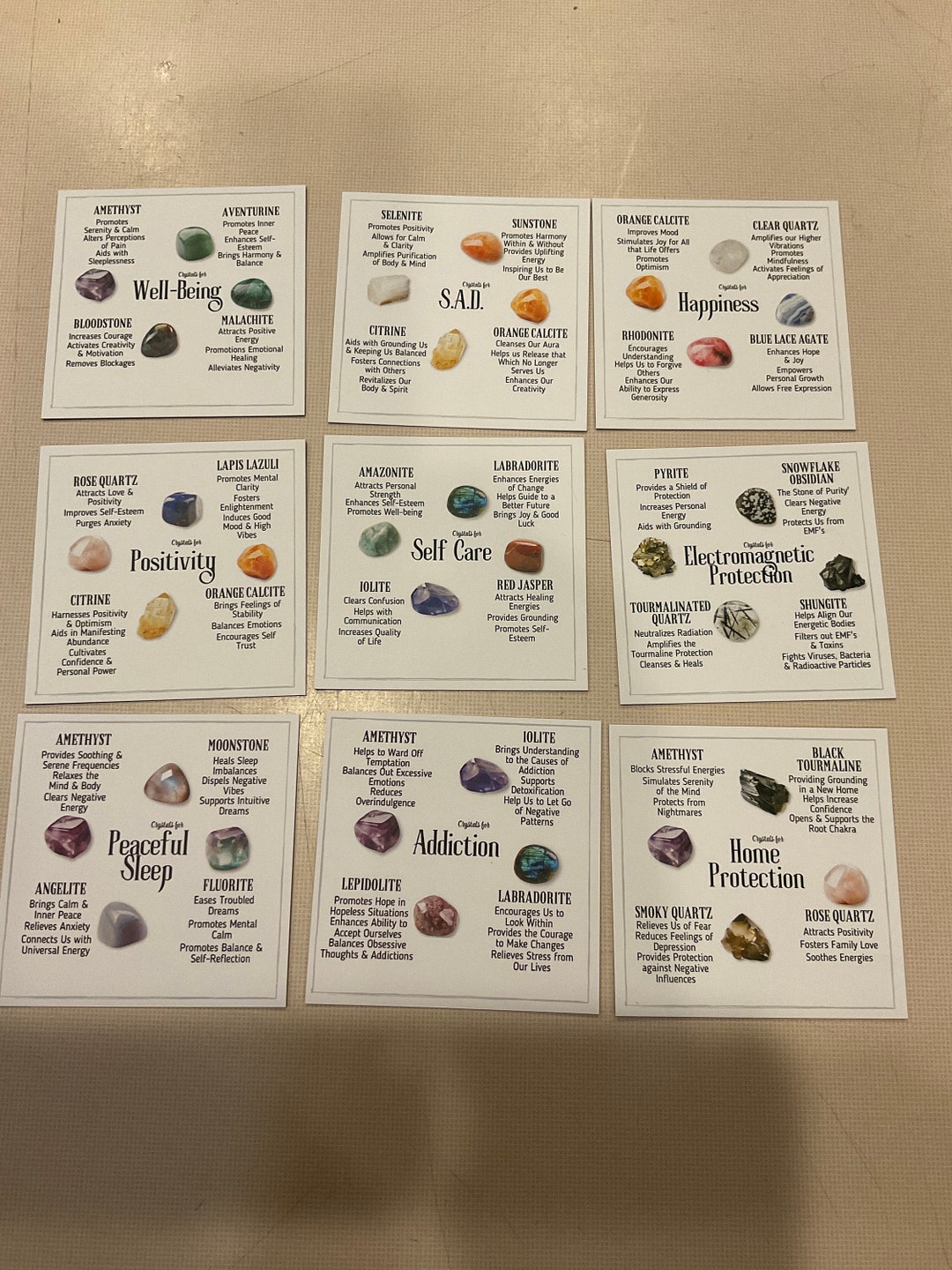 Crystal Pouch Wellness - Etsy