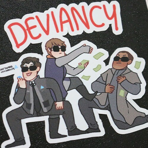 Deviancy Vinyl Sticker Detroit Become Human - Etsy