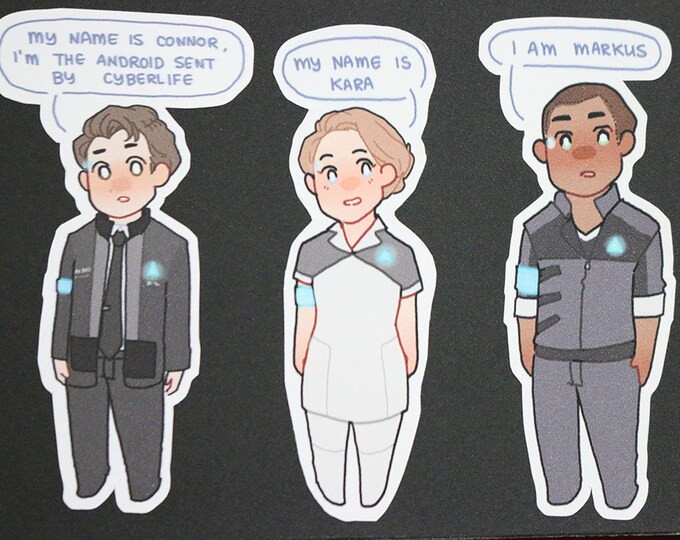 Detroit Become Human Vinyl Stickers - Etsy