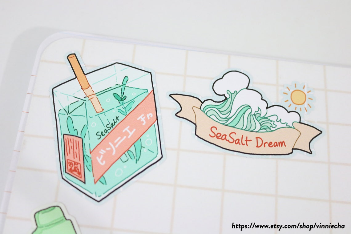 Sea Salt Dream A6 Sticker Sheet | Etsy