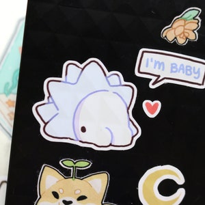 Pokmeon Snom Vinyl Sticker Sheet - Etsy