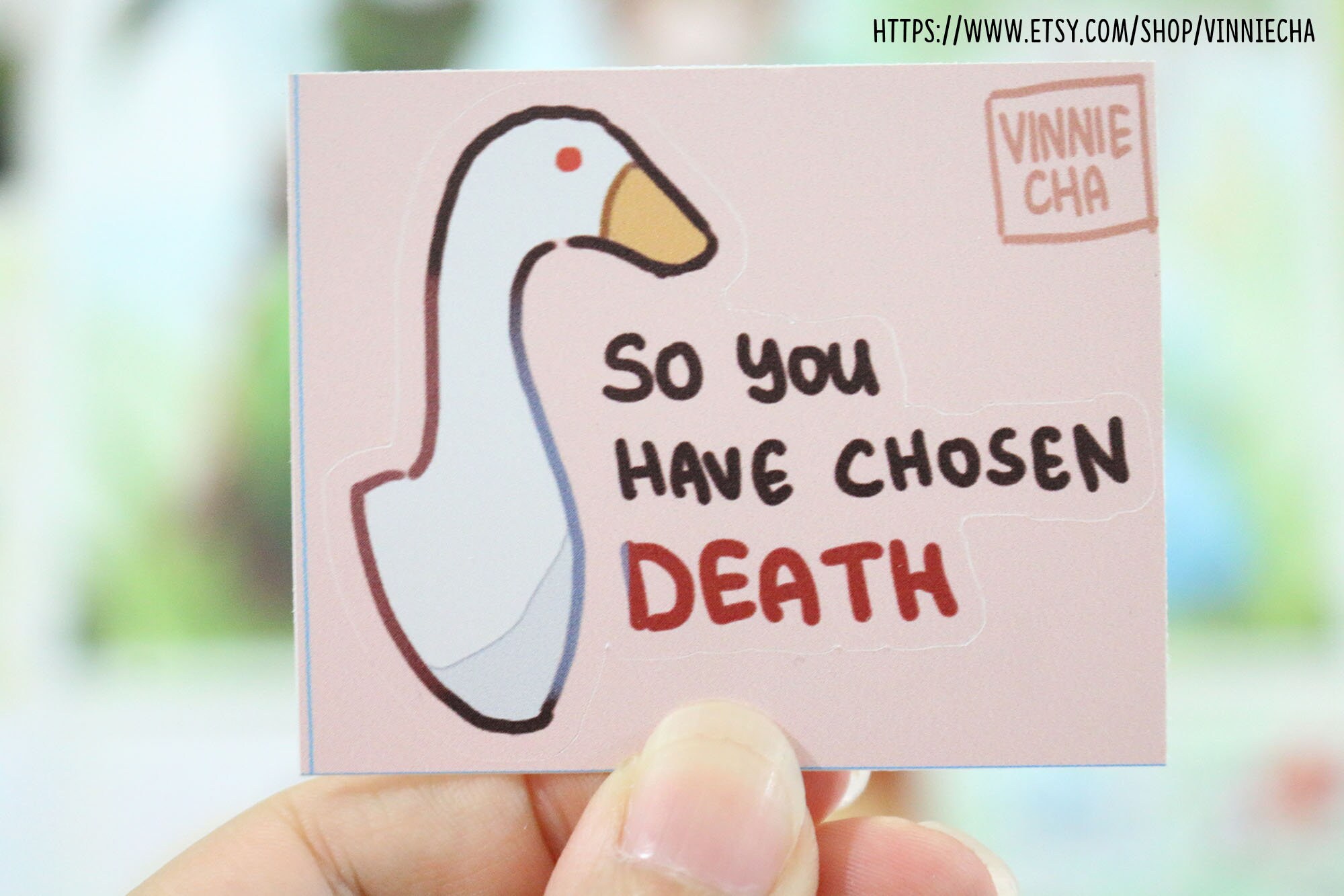 Untitled Goose Game Vinyl Stickers Set B - Etsy