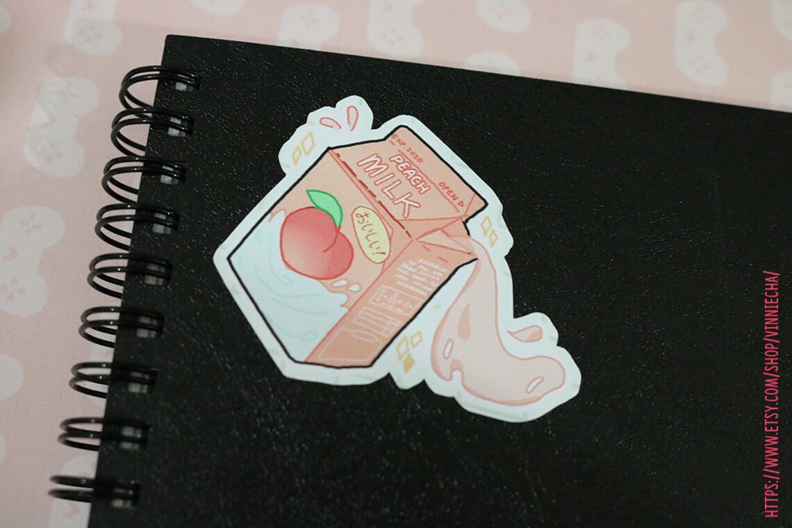 Milk Vinyl A6 Sticker Sheet - Etsy
