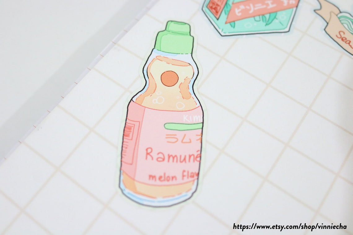 Mellow Melons A6 Vinyl Sticker Sheet | Etsy