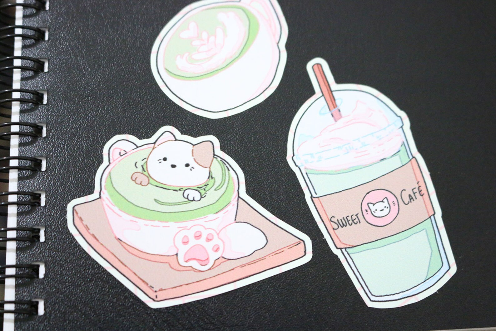 Matcha A6 Sticker Sheet - Etsy