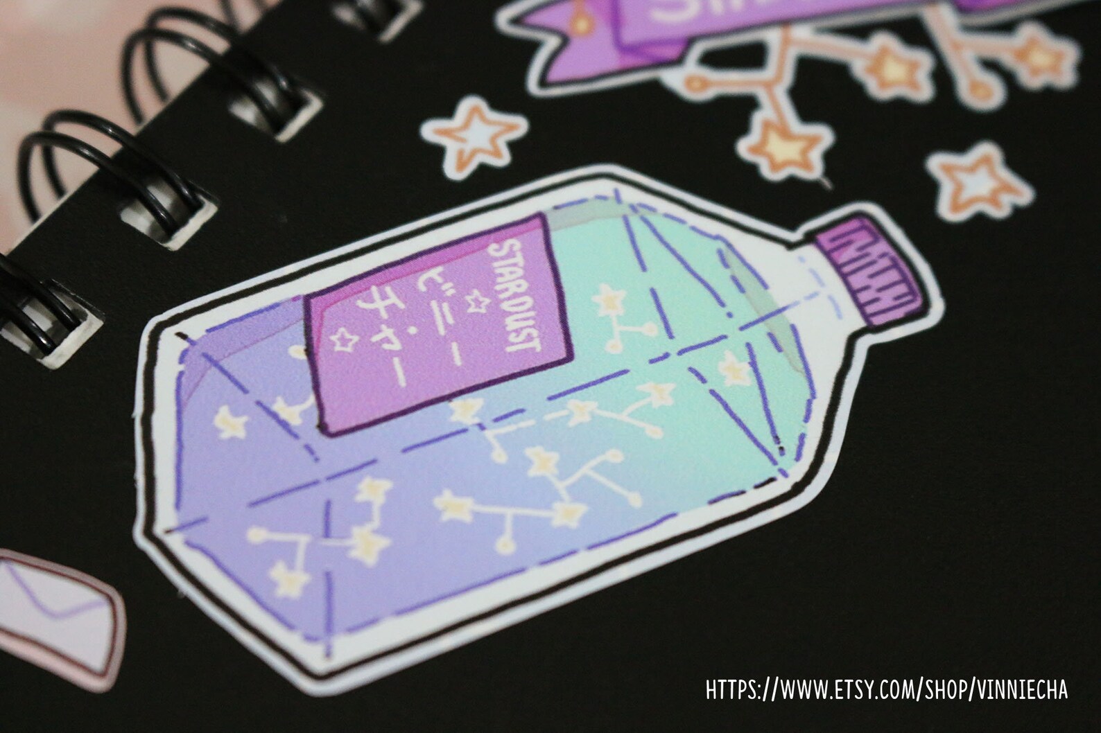 Stardust A6 Vinyl Sticker Sheet - Etsy