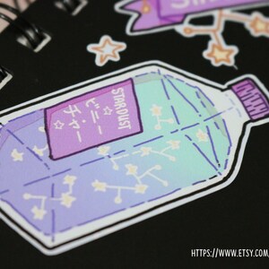 Stardust A6 Vinyl Sticker Sheet - Etsy