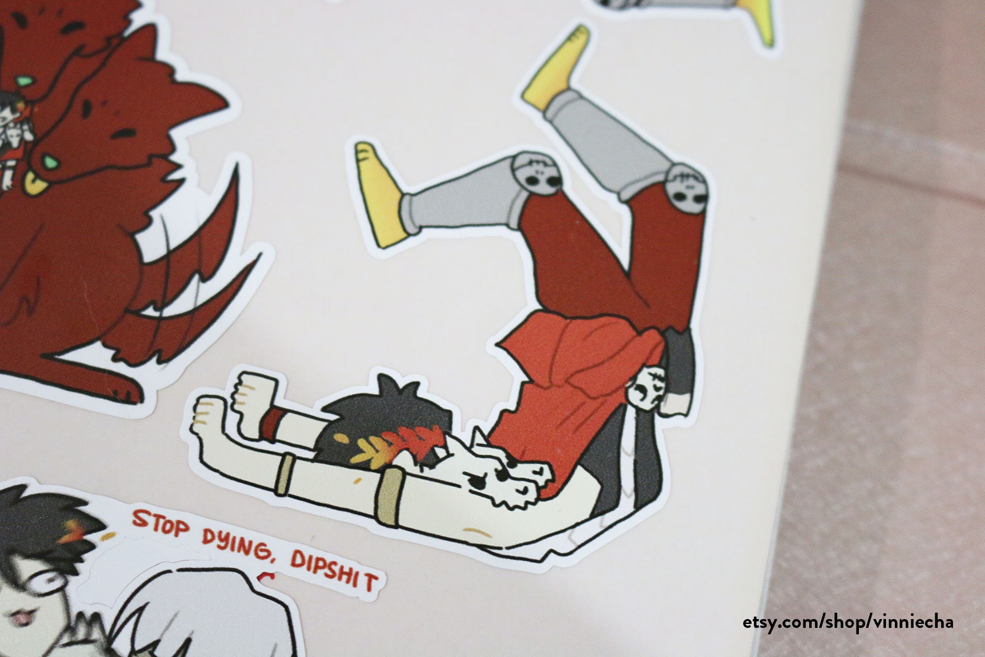 Hades Vinyl Stickers Set A | Etsy