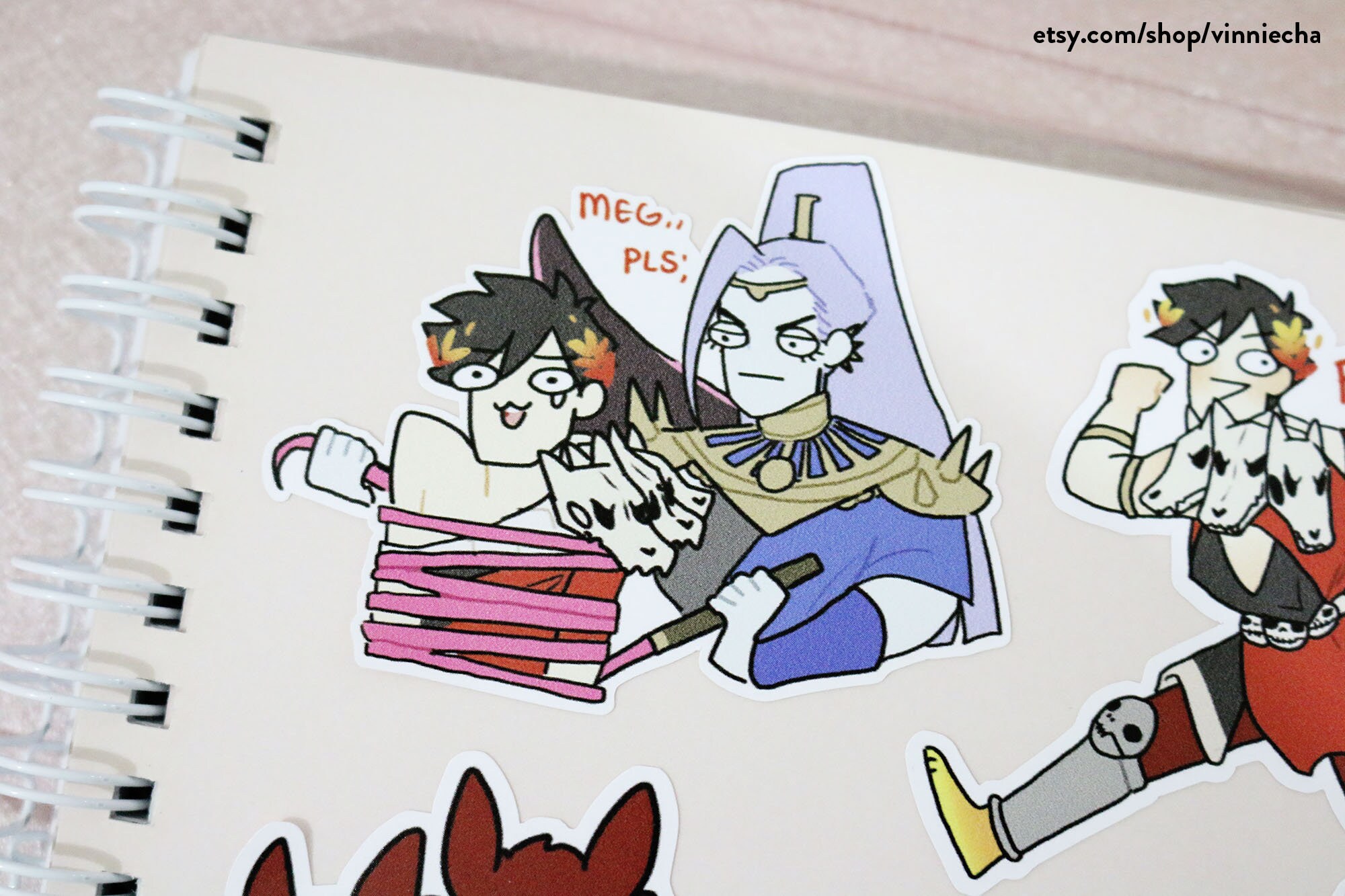 Hades Vinyl Stickers Set A | Etsy