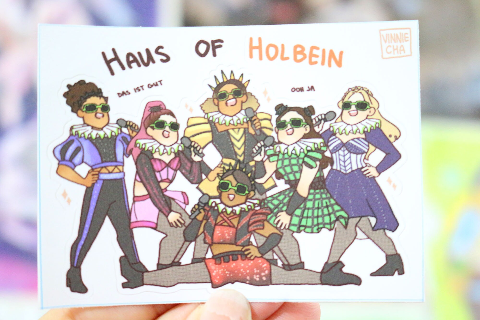 SIX the Musical Vinyl Stickers - Etsy