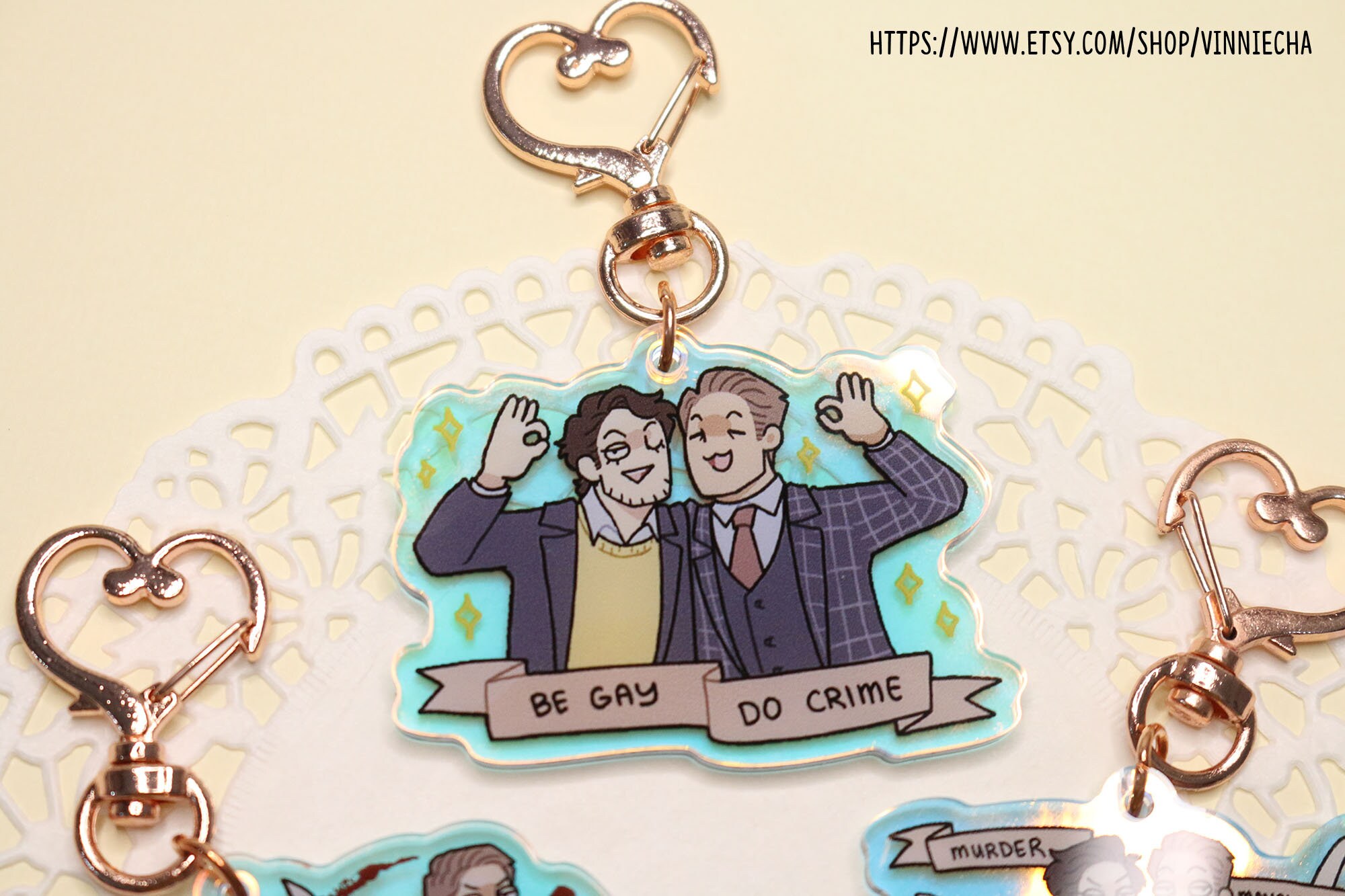 Hannigram Hannibal Will Rainbow Charms - Etsy