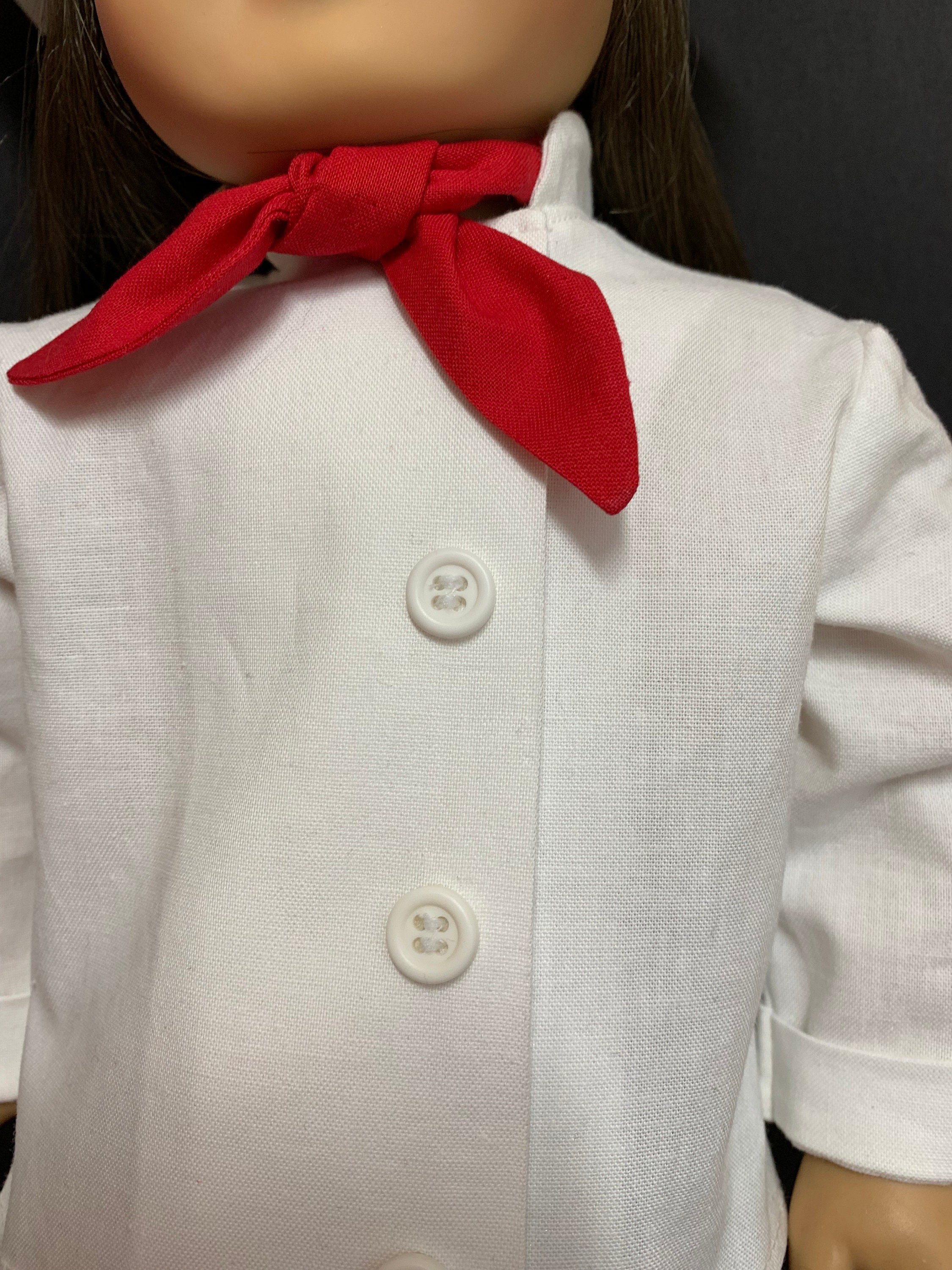 Doll Chef Whites Doll Clothes 4 Piece Toque Blanche Dolls - Etsy