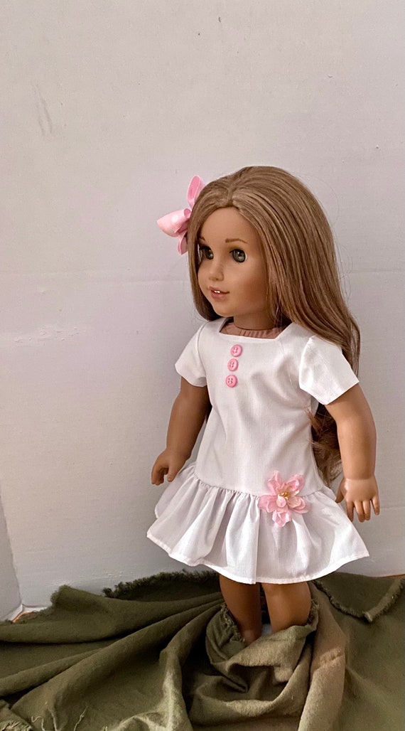 18 Inch Doll Dress Girly Girl Dress Pink Flower Pink | Etsy
