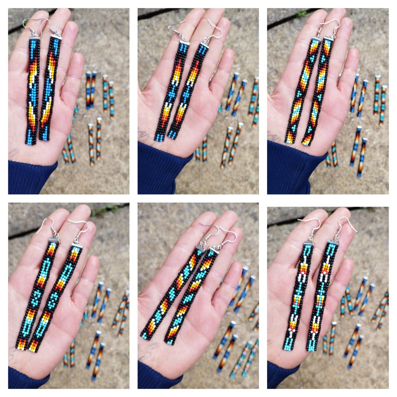 Native American Inspired Earrings Southwestern Earrings Tribal Earrings ...