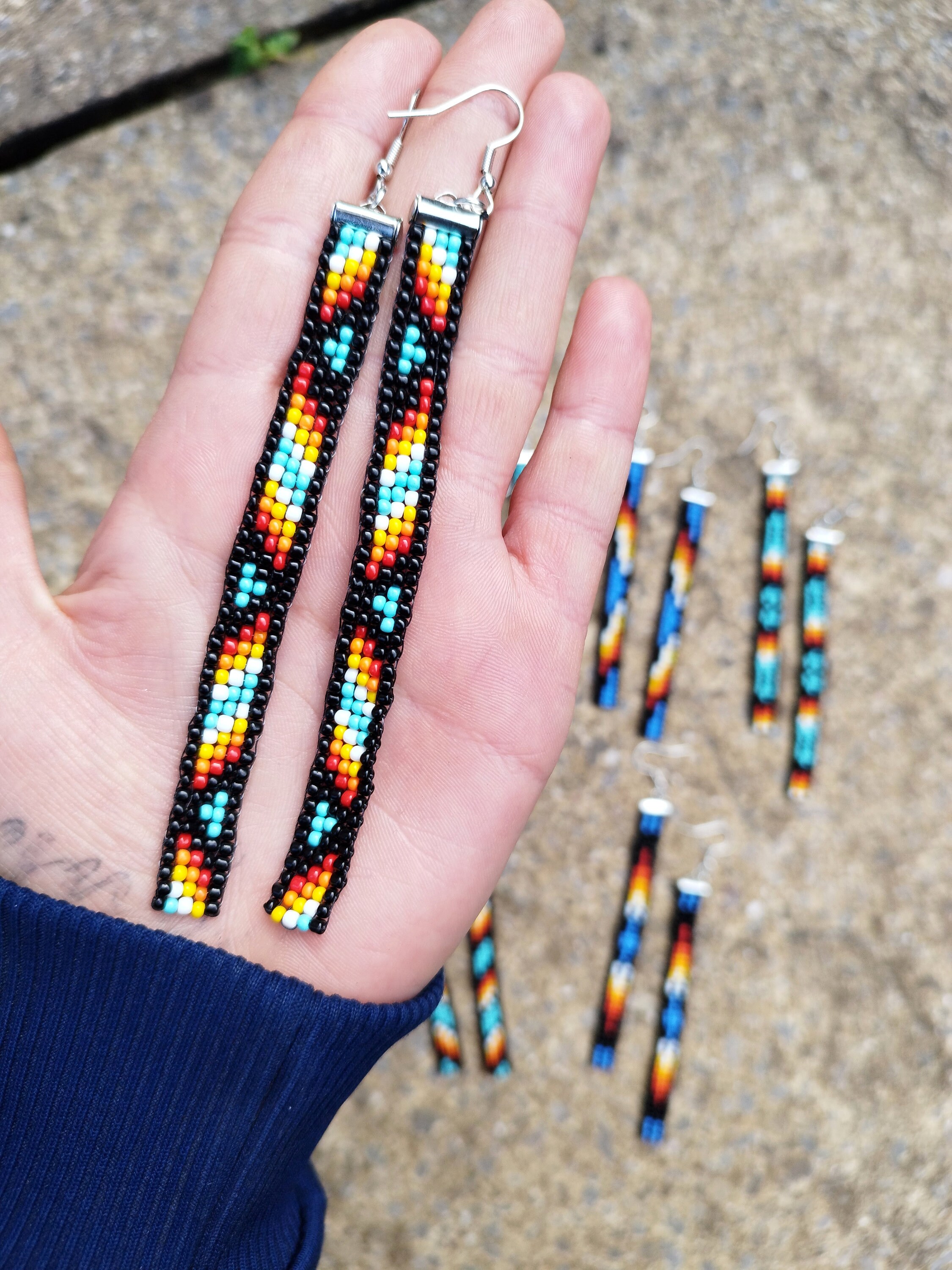 Native American Inspired Earrings Southwestern Earrings Tribal Earrings ...