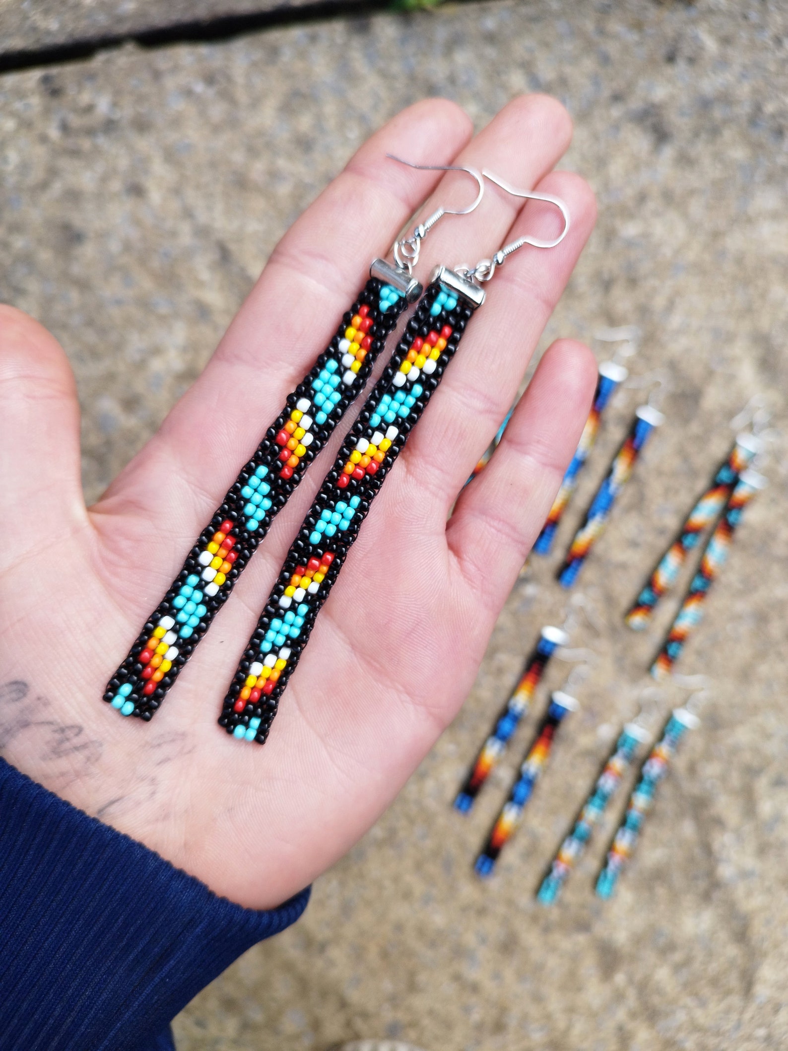 Native American Inspired Earrings Southwestern Earrings Tribal Earrings ...