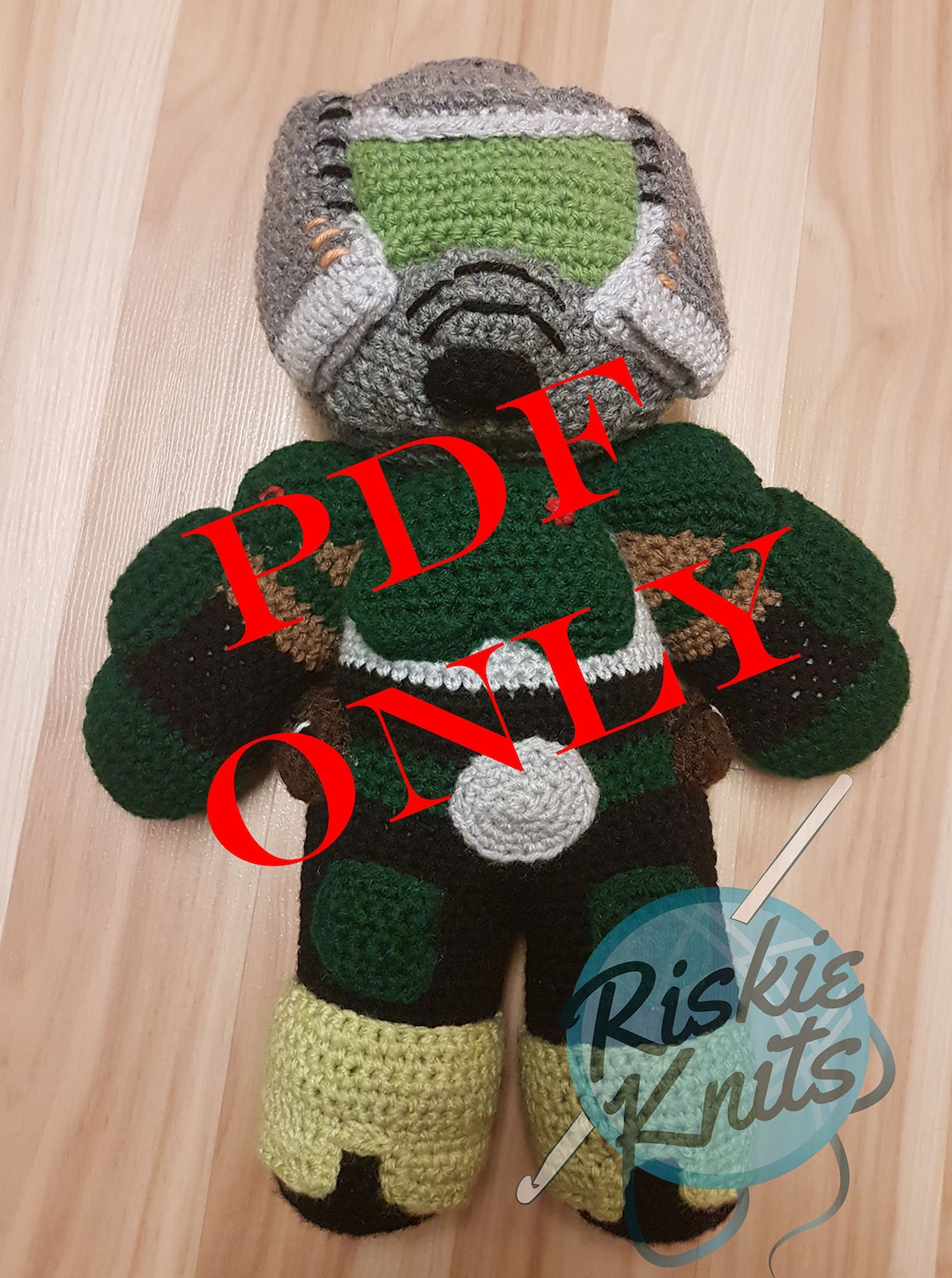 Doom: the Doom Slayer Inspired Crochet Pattern - Etsy